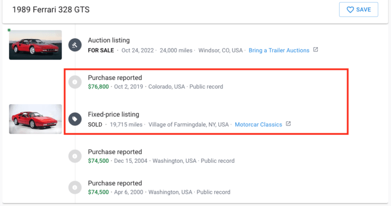 Vehicle History records on CLASSIC.COM - CLASSIC.COM Insights Blog
