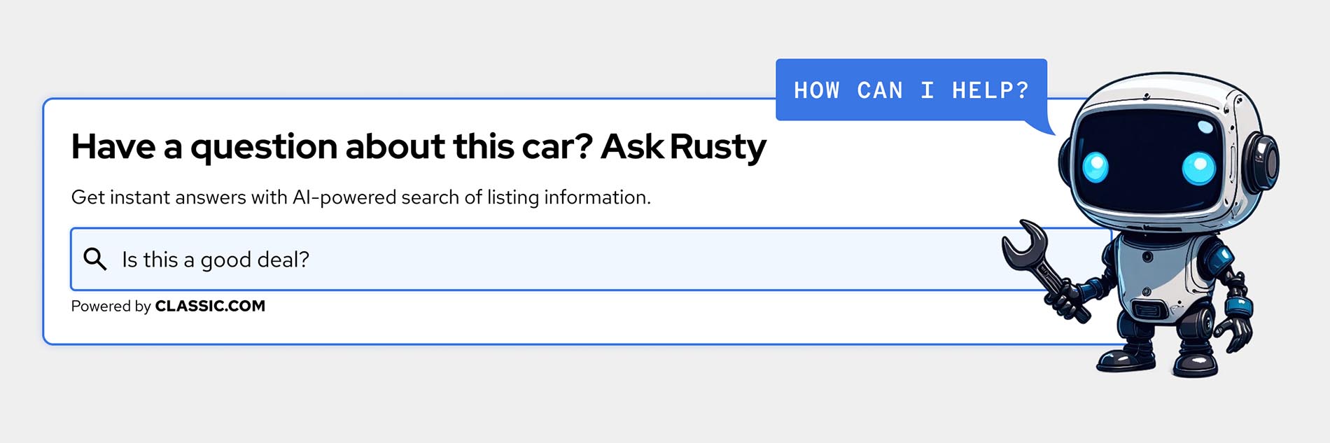 Meet Rusty™: The AI Chatbot built for Car Enthusiasts - CLASSIC.COM Insights Blog